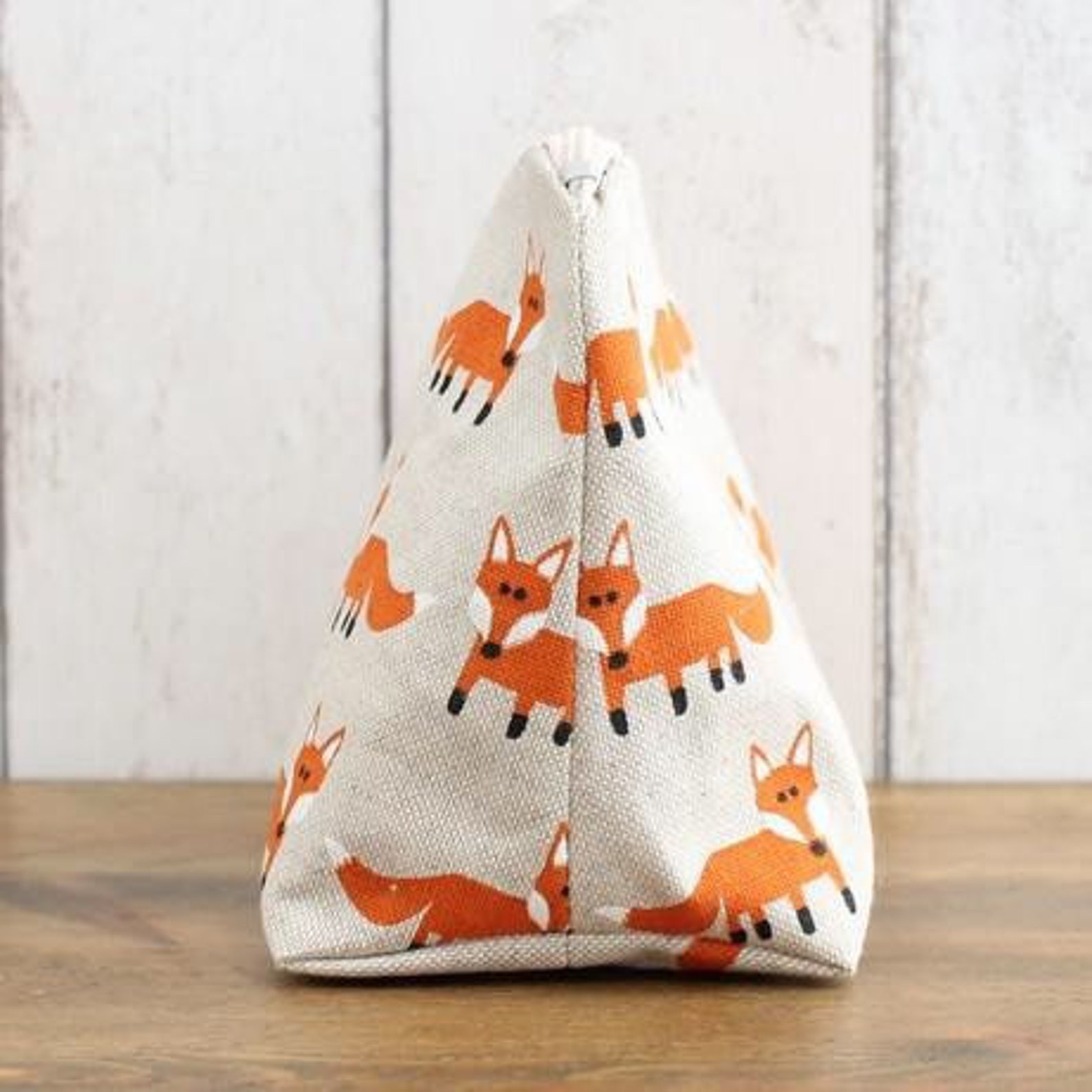 Fox Fabric Zipped Pouch Makeup Bag Gadget Case - Etsy