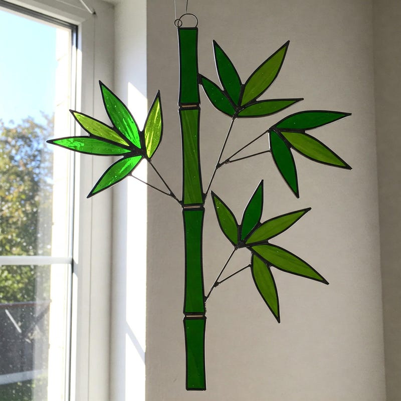 Stained Glass Bamboo - Etsy