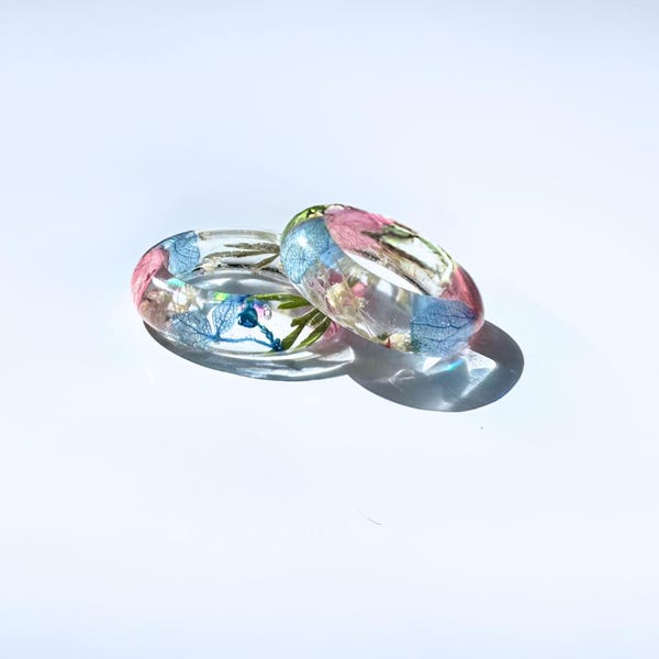 Resin Rings Flower - Etsy