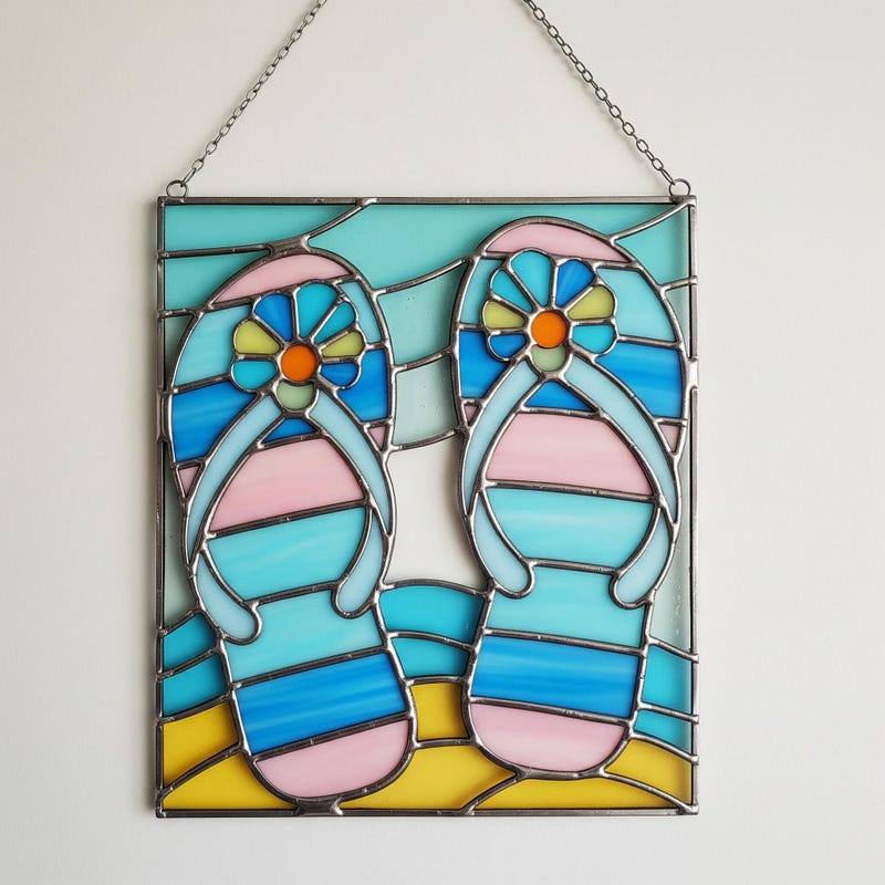 Flip Flop Glass - Etsy