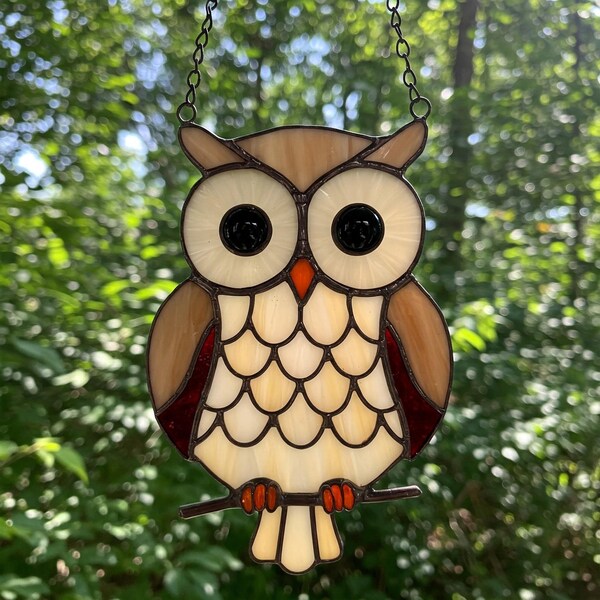 Owl Stained Glass Patterns - Etsy
