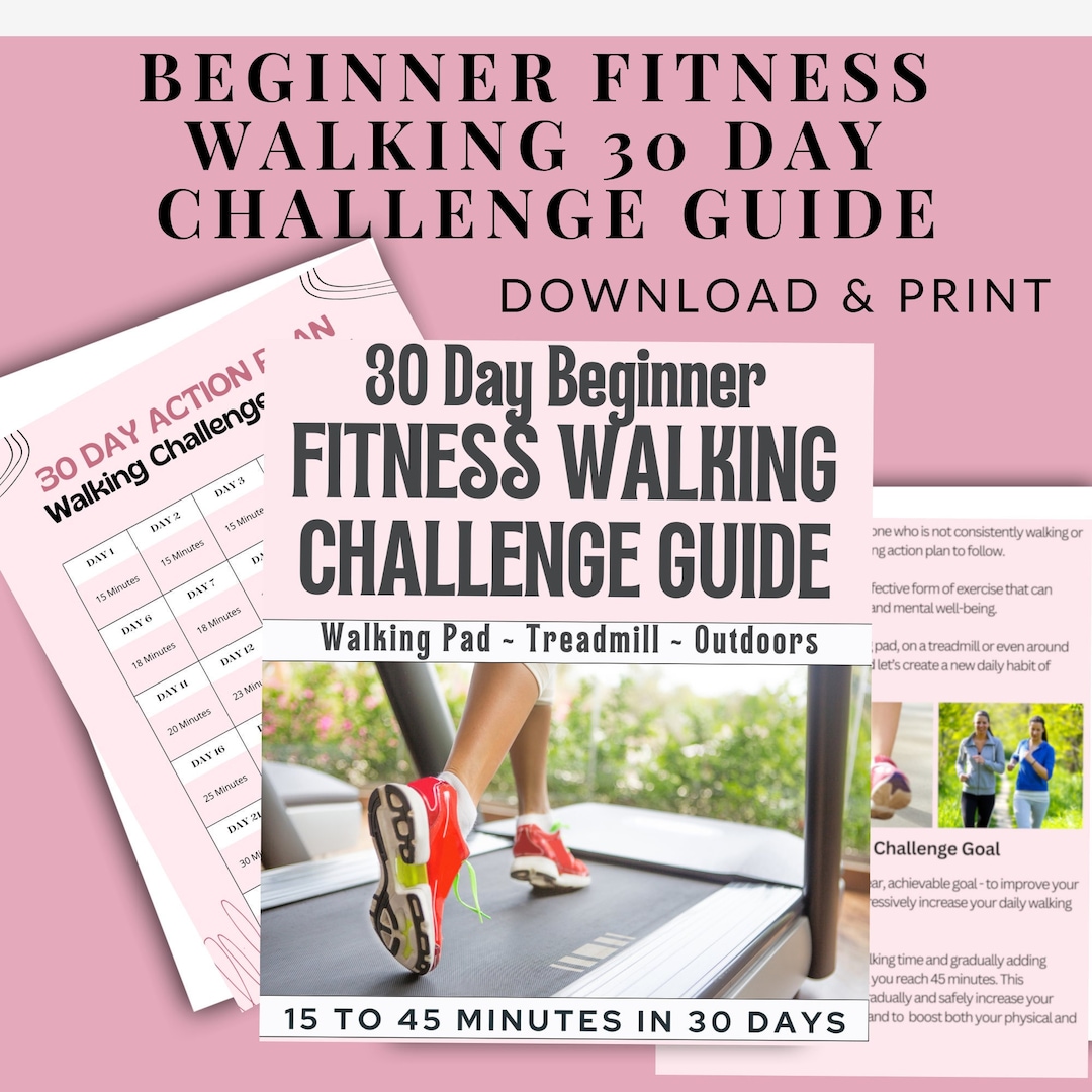 Beginner Exercise Walking 30 Day Challenge Guide, How to Start Walking ...
