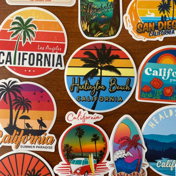 California Stickers - Etsy
