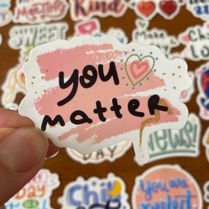 Quotes Words Encouragement Inspirational Happy Quote Colorful Sticker ...