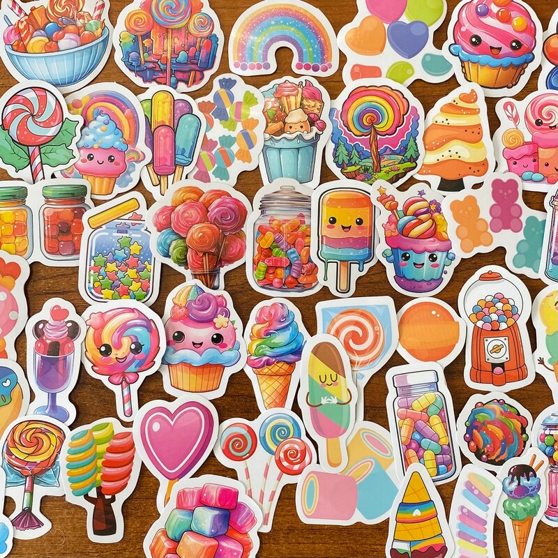 Lollipop Stickers - Etsy