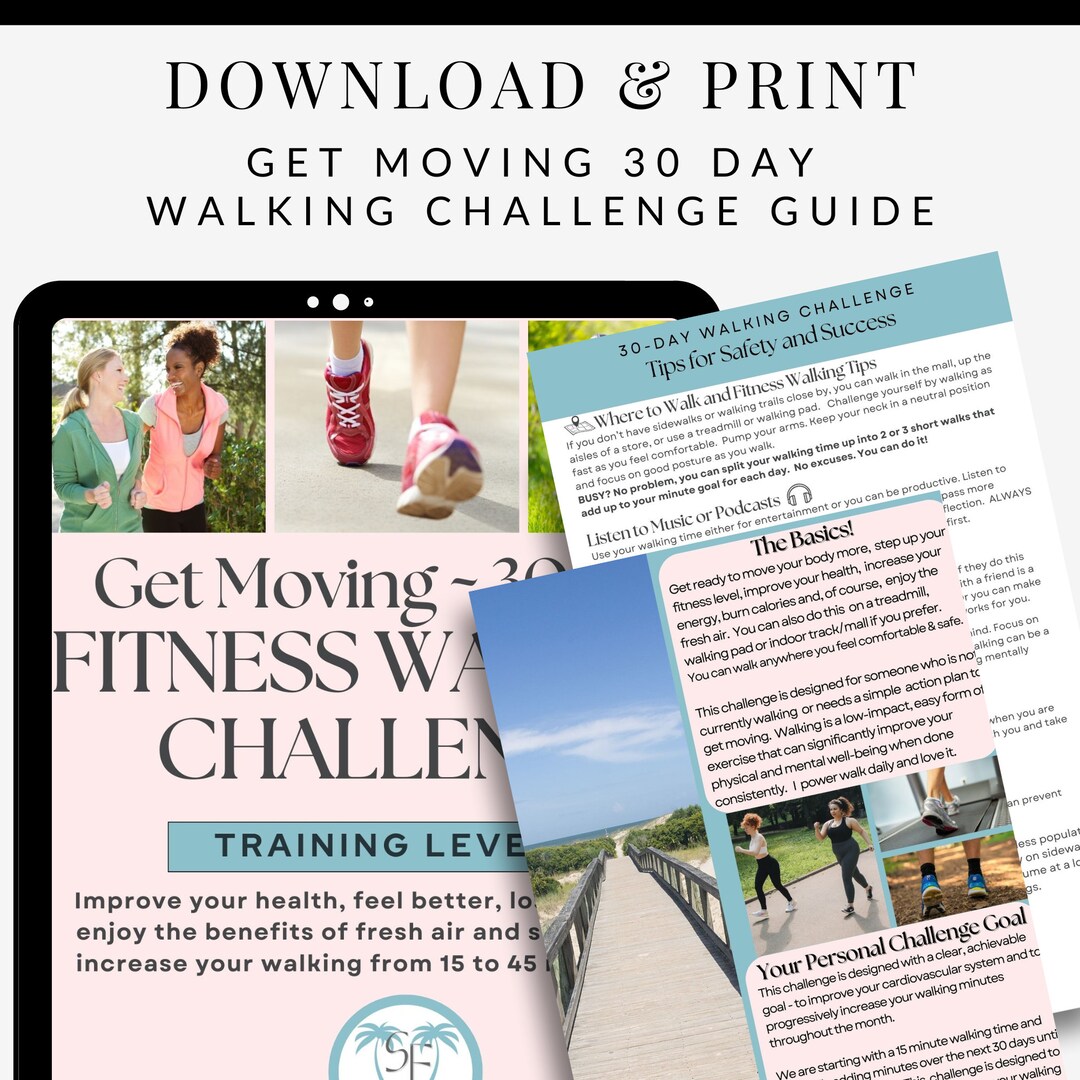 Beginner Fitness Walking 30 Day Guide, How to Start Walking for ...