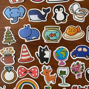 Cute Stickers for Kids, Small Childrens Stickers, Kids Party Decals for ...