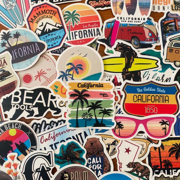 California Stickers - Etsy