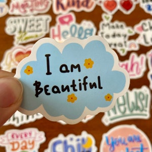 Quotes Words Encouragement Inspirational Happy Quote Colorful Sticker ...