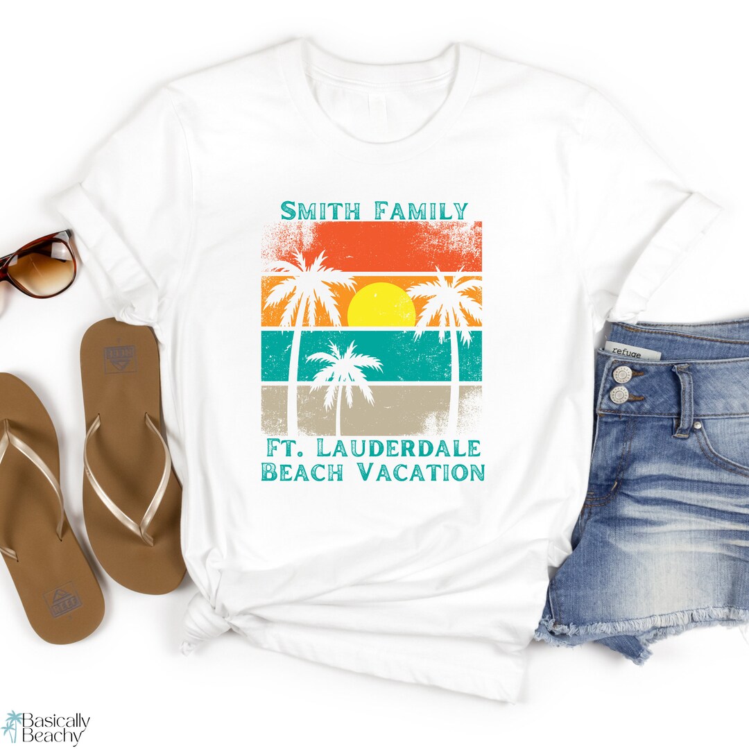 Custom Personalized Vacation Shirt, Custom Family Beach Vacation T ...