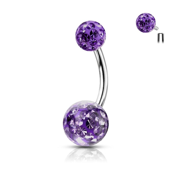Internally Threaded Belly Button Ring - Etsy