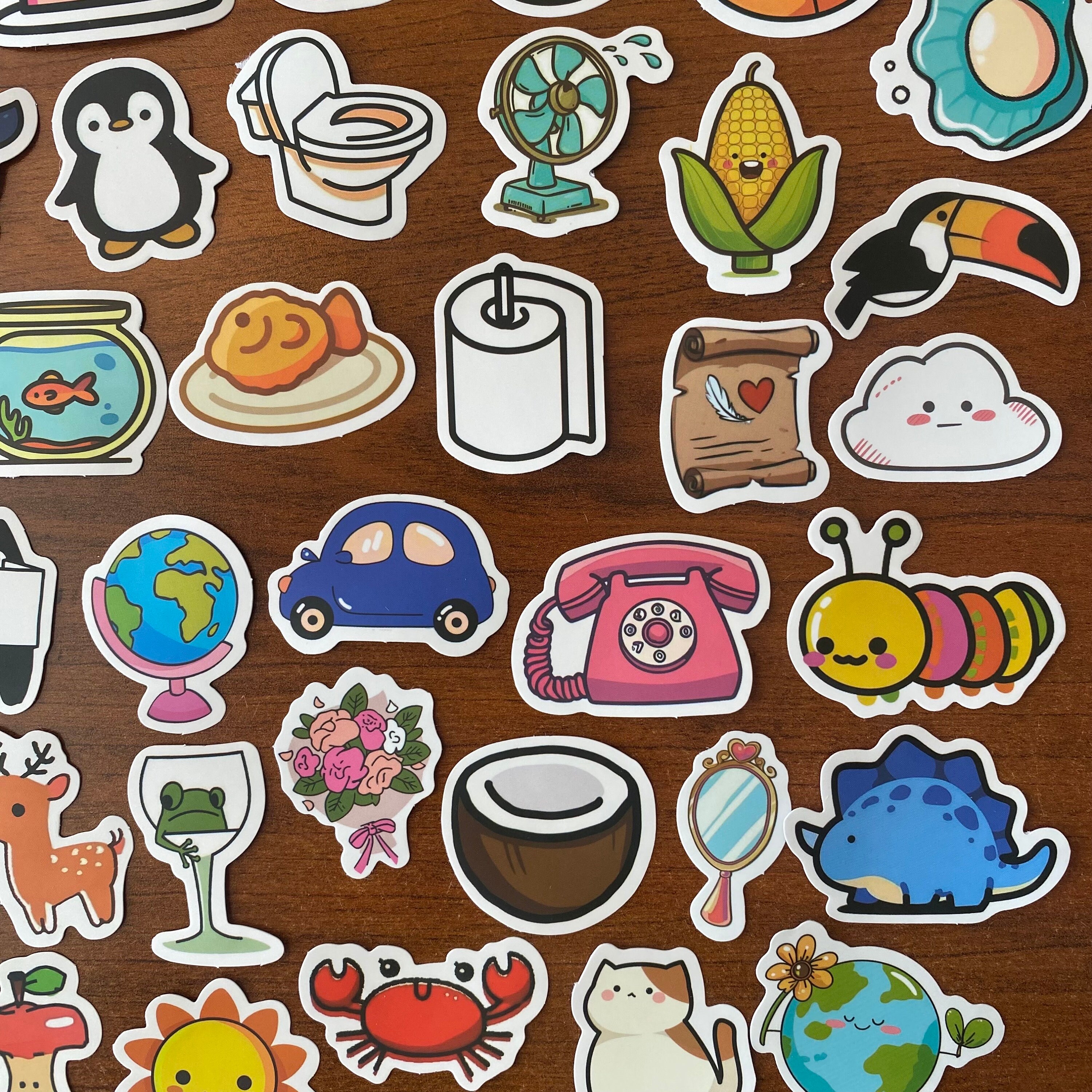 Cute Stickers for Kids, Small Childrens Stickers, Kids Party Decals for ...