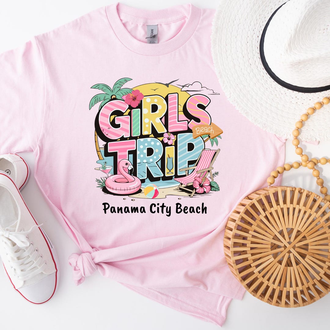 Personalized Custom Girls Beach Trip T-shirt, Florida Bahamas Mexico ...
