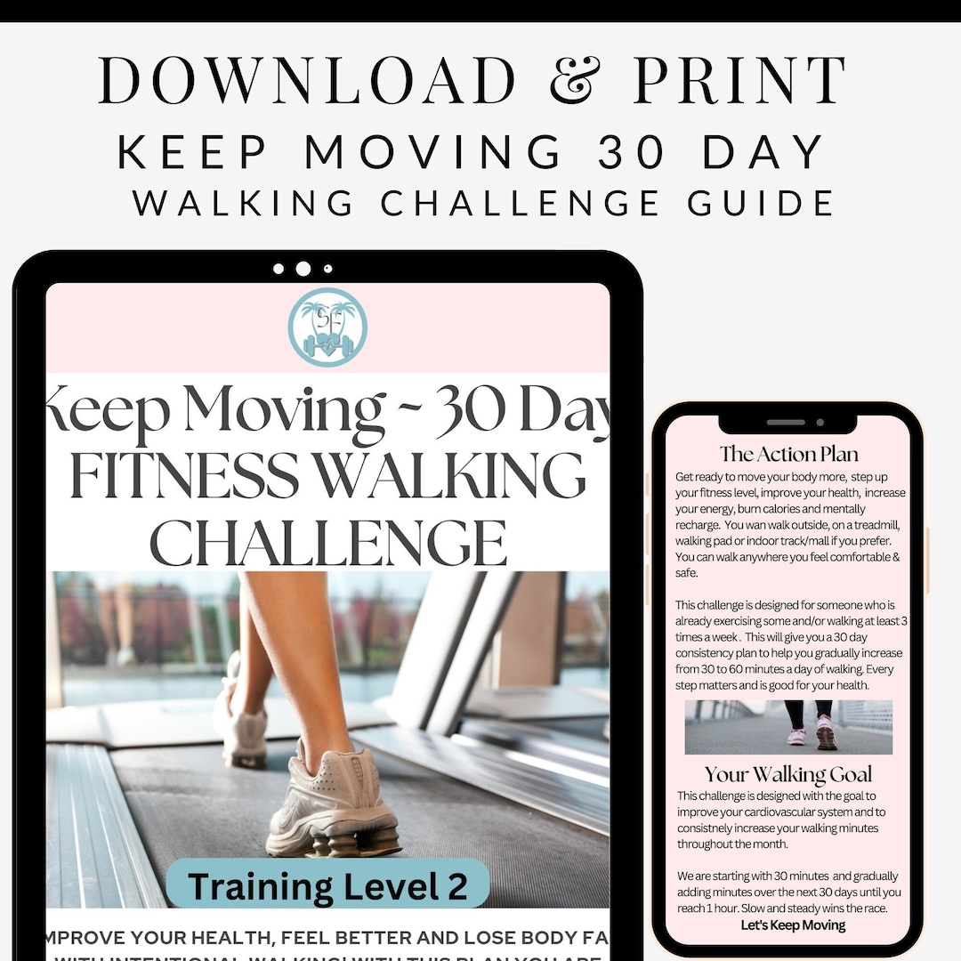 Exercise Fitness Walking 30 Day Guide, How to Start Walking Exercise ...