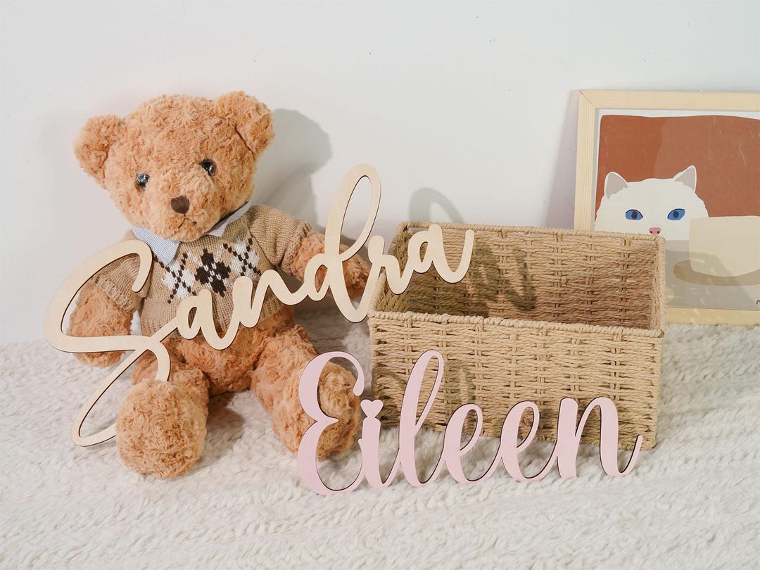 Personalized Baby Name Sign,baby Wood Name Sign,wood Letters for ...