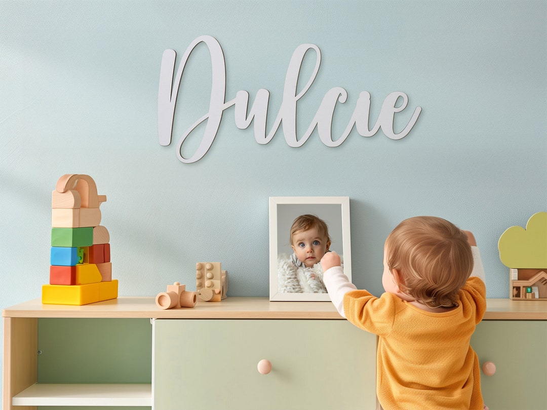 Personalized Wooden Name Sign for Nursery,custom Name Sign,baby Nursery ...