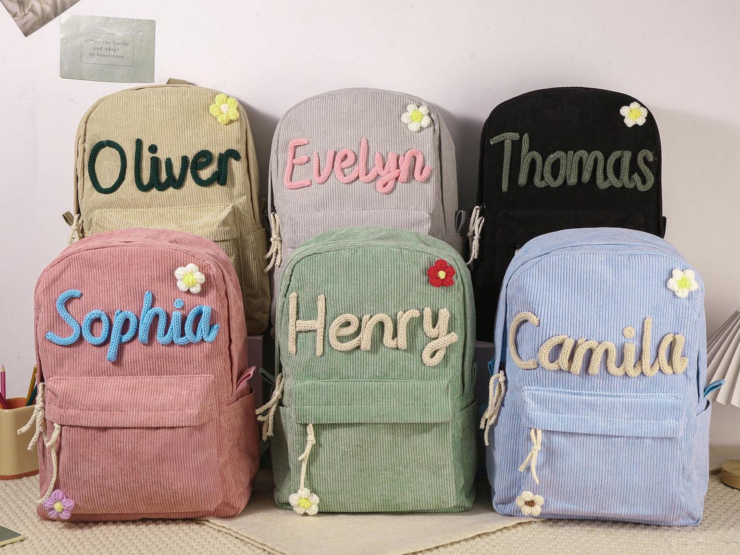 Custom Kids Backpack, Personalized Toddler Backpack, School Bag for ...