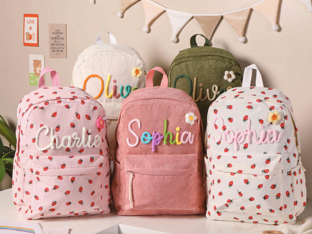 Personalized Kid Backpack, School Bag, Kid Gift, Toddler Backpack ...
