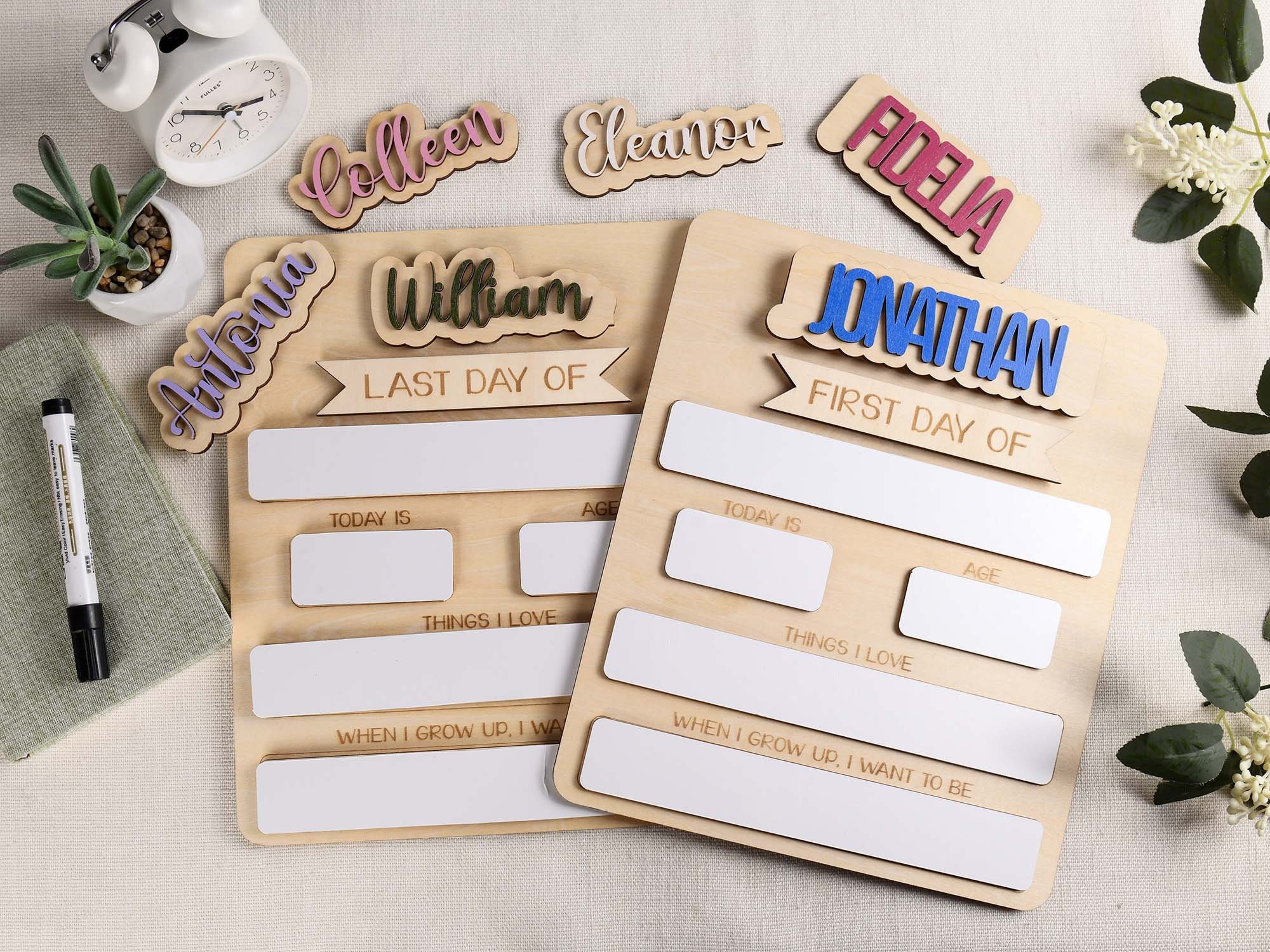 First Day of School Sign,custom First Day at School Sign,back to School ...