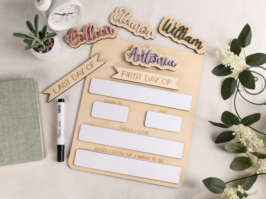 First Day of School Sign,custom First Day at School Sign,back to School ...