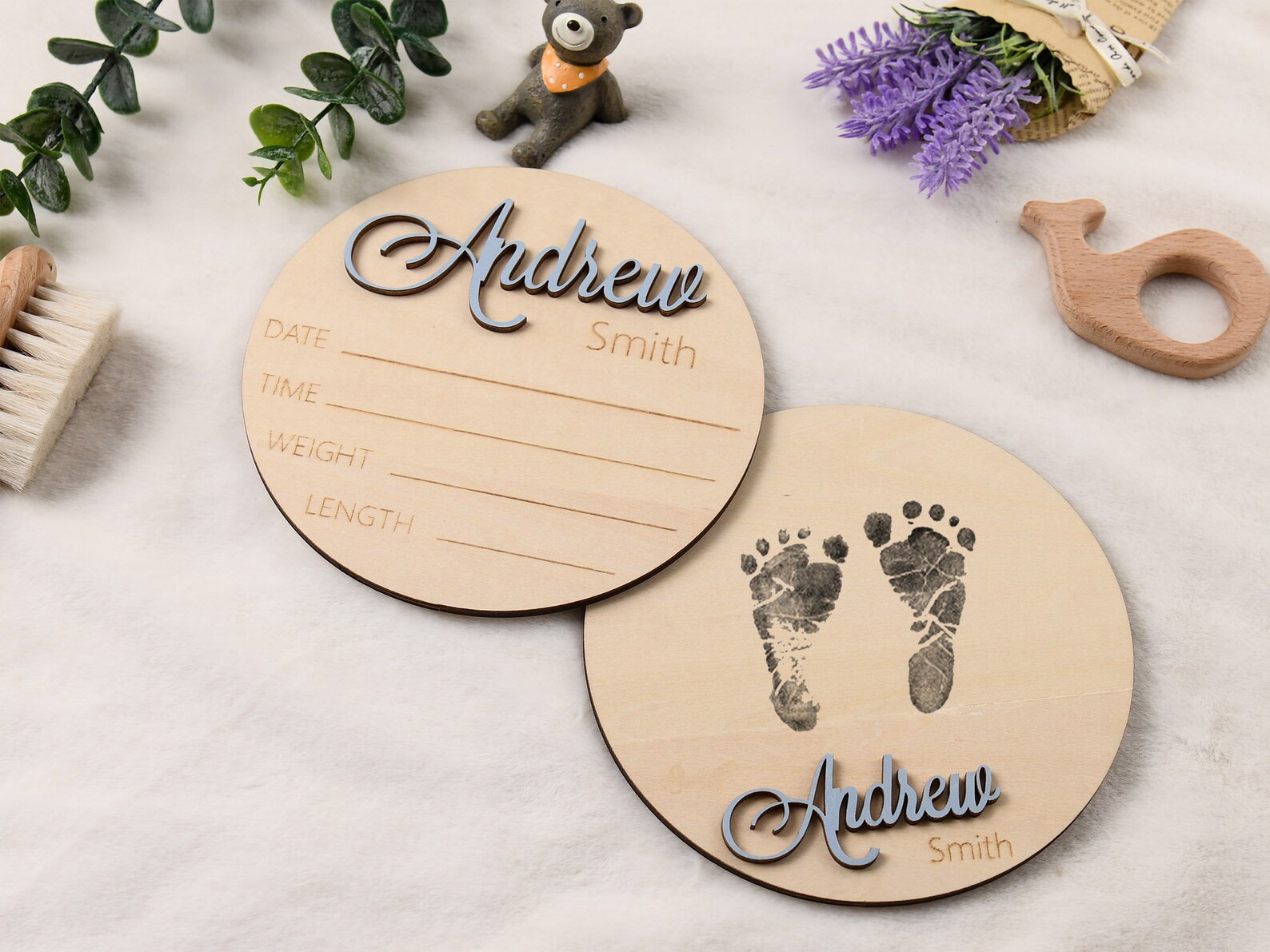 Custom Baby Arrival Announcement Sign,custom Footprint Sign for Newborn ...
