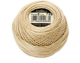 DMC Perle Cotton Thread Balls Size 8-very Light Brown435 - Etsy