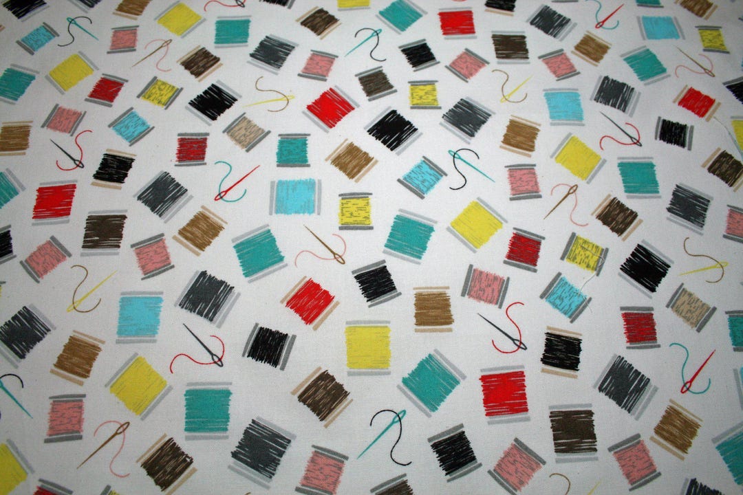 End of Bolt 41"x44" SEWING NOTIONS, Thread in White, Quilter's Palette ...