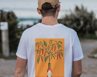 Chilli Pepper Shirt Classic Tee Chilli Pepper Print, Chilli Gift, Y2k ...