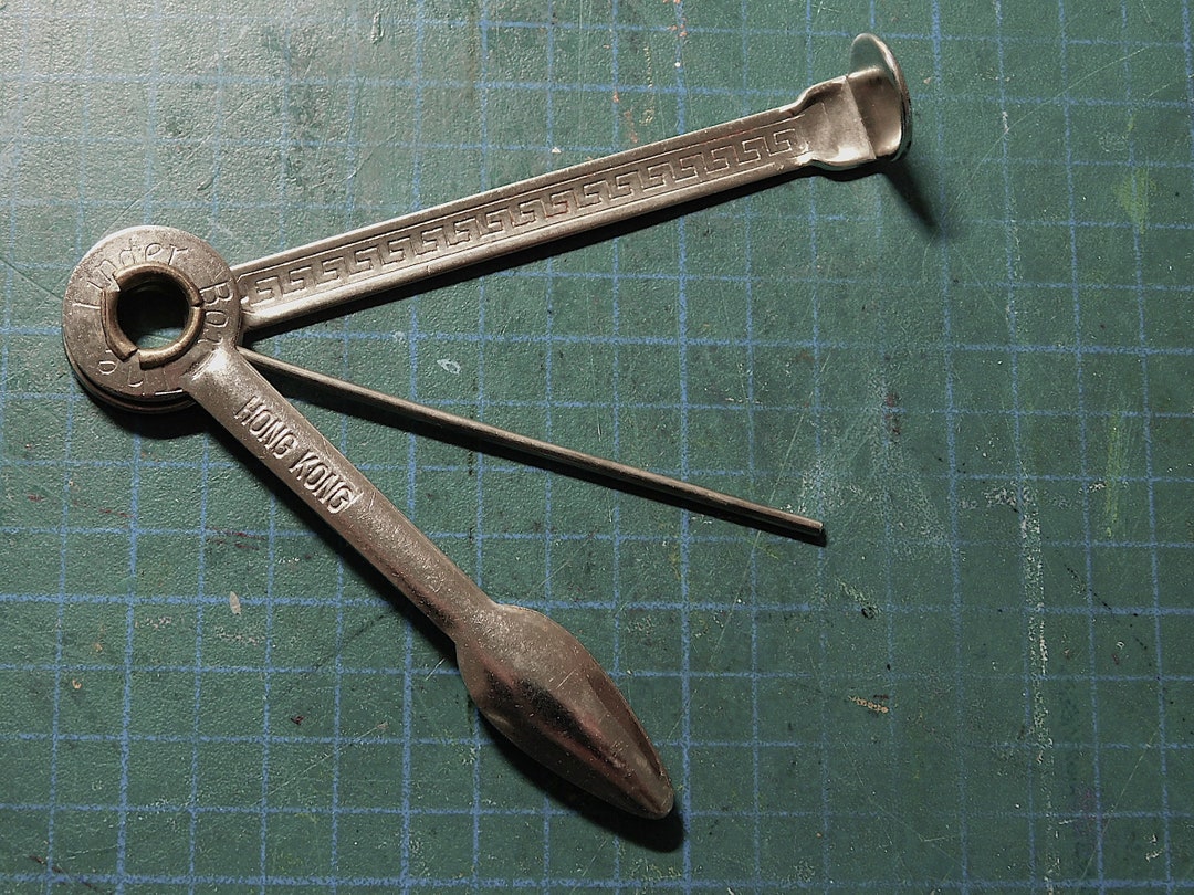 Vintage Pipe Cleaner Reamer Folding Tamper Tool for Pipe Smoking Hong ...