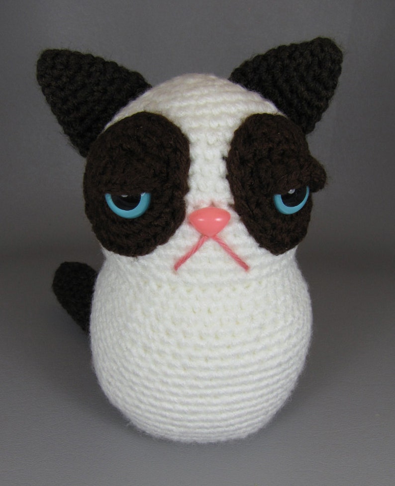 Grumpy Kitty - PDF Amigurumi Crochet Pattern - Etsy