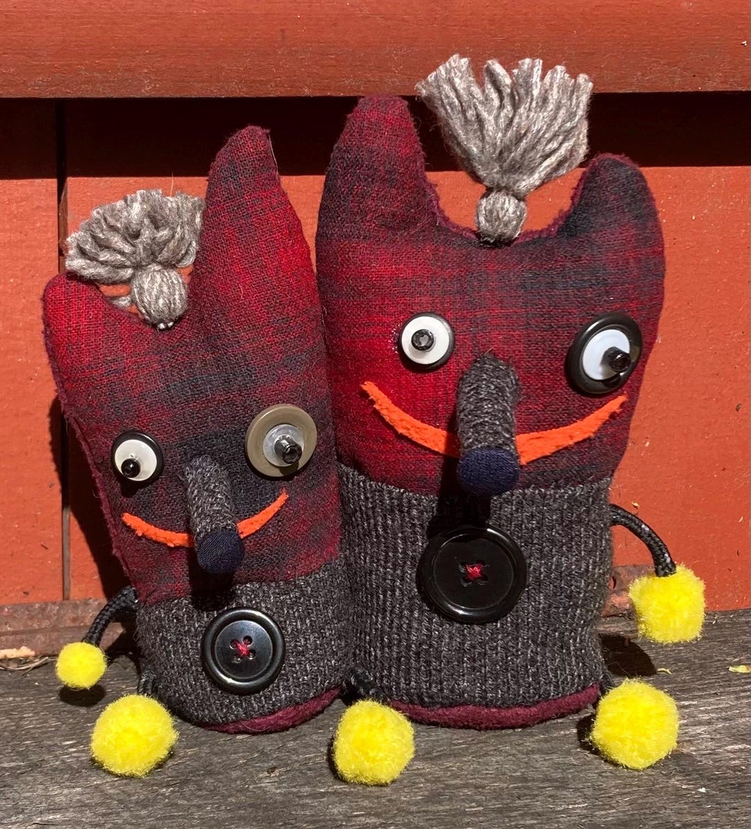 Conjoined Fraternal Identical Art Doll Twins - Original Funny Handmade ...
