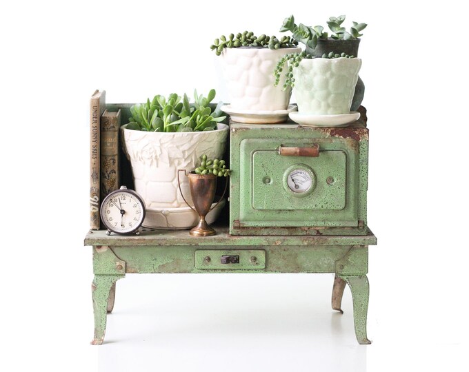 Vintage Toy Stove, Green Little Lady Stove - Etsy
