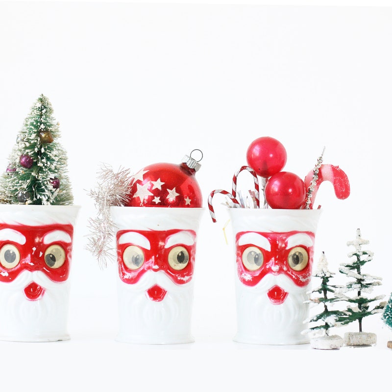 Plastic Santa - Etsy