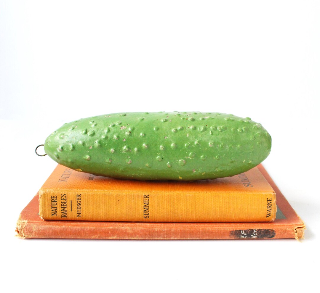 Vintage Pickle Bank, 1930s-40s, Ceramic, Wall Hanging, Giant Pickle ...