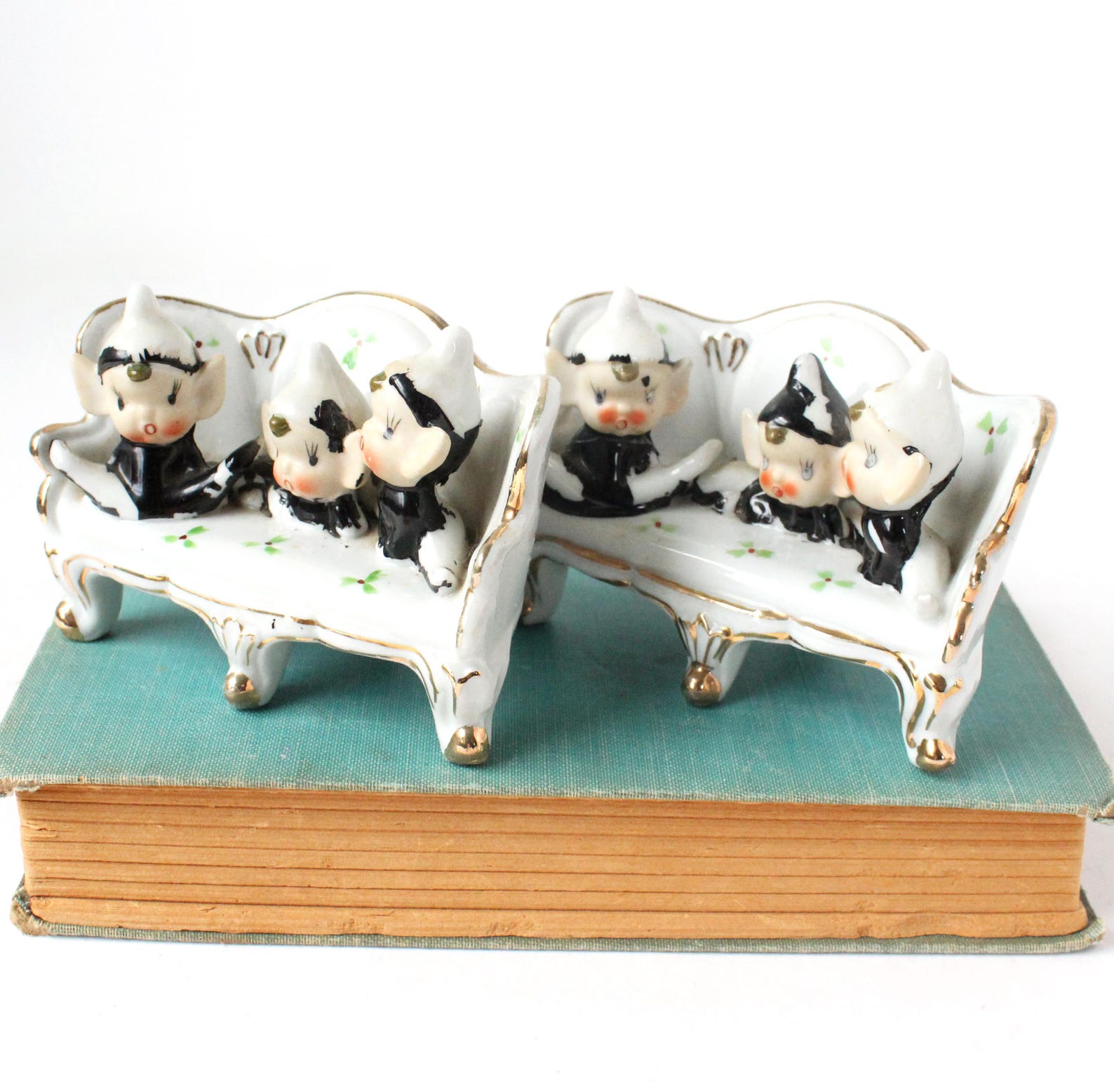 Vintage Pixies on Sofa, Set of 2, Kitschy, Retro Kitsch Home Decor - Etsy