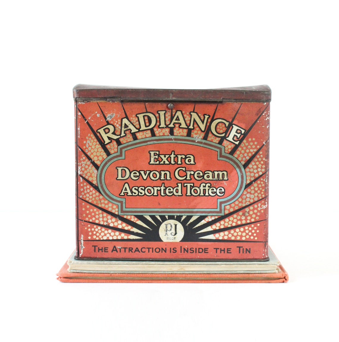Vintage Radiance Toffee Tin: Devon Cream Advertising Decor - Etsy