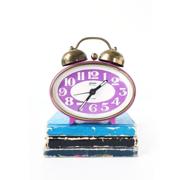 Purple Clock - Etsy