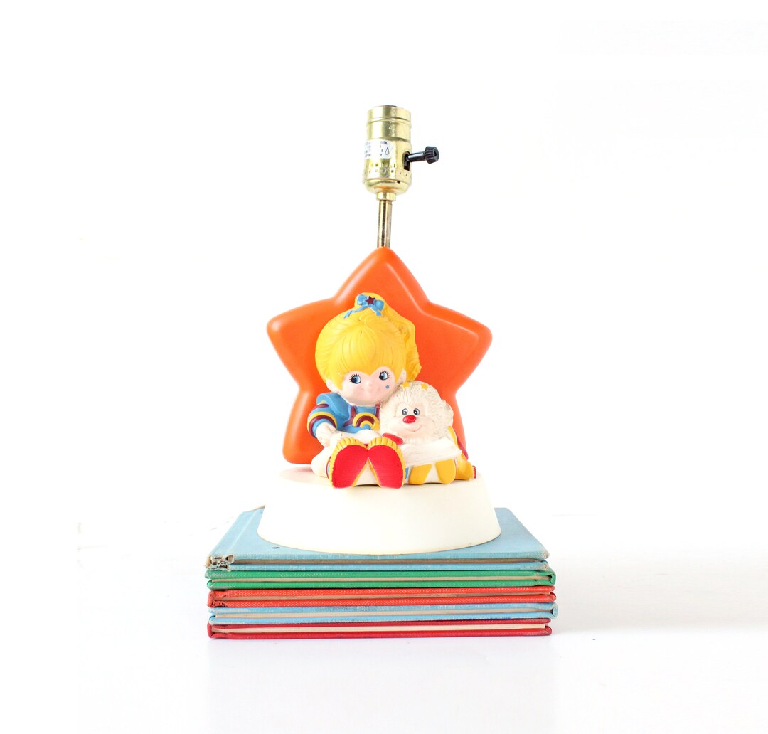 Vintage Rainbow Brite, Rainbow Brite Lamp, 1980s Decor, Retro Home ...