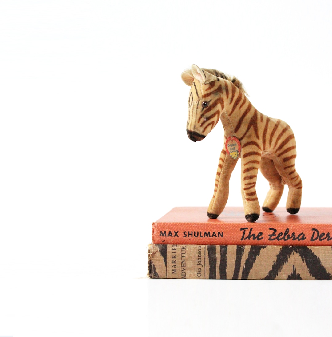 Vintage Steiff Zebra, West Germany, Steiff Velvet, 1970s Steiff, Steiff ...