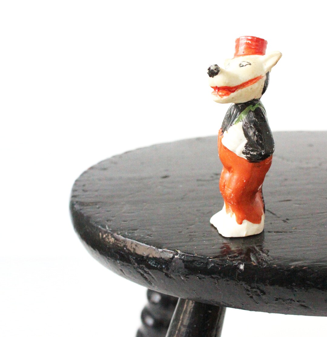Vintage Big Bad Wolf, Disney, From Three Little Pigs, Bisque Wolf ...