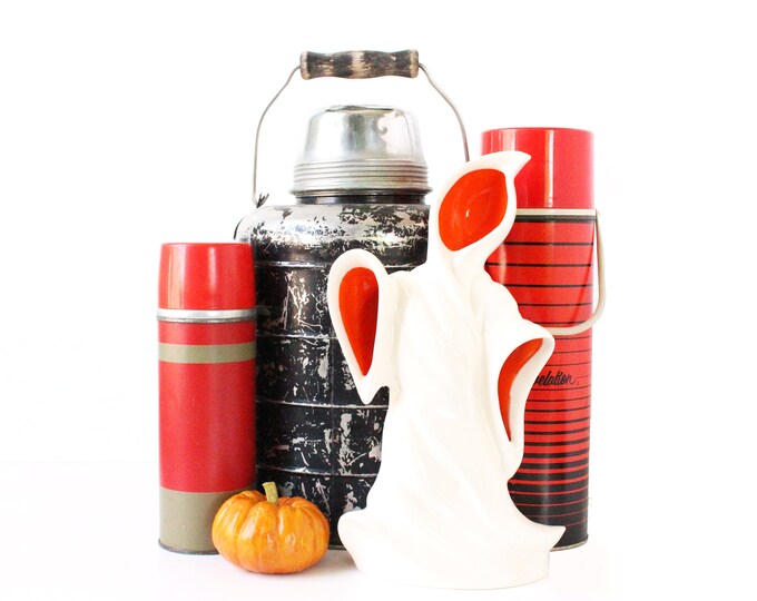 Vintage Halloween Ghost, Ceramic Light up Ghost, Vintage Halloween ...
