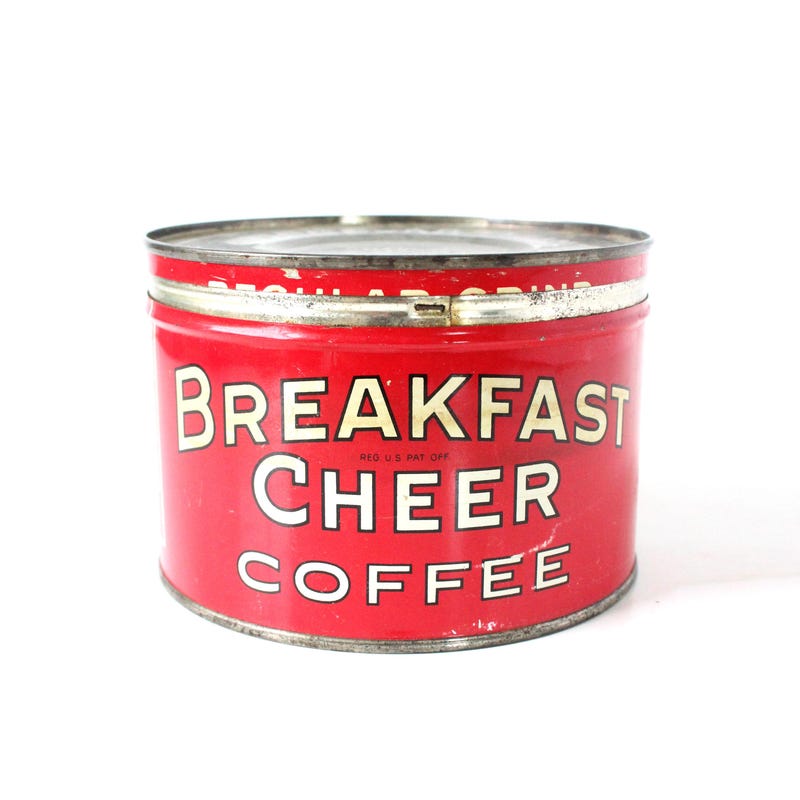 Vintage Coffee Tin - Etsy