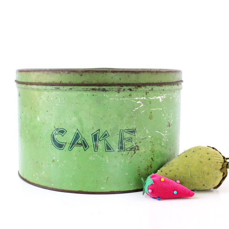 Vintage Cake Tin - Etsy