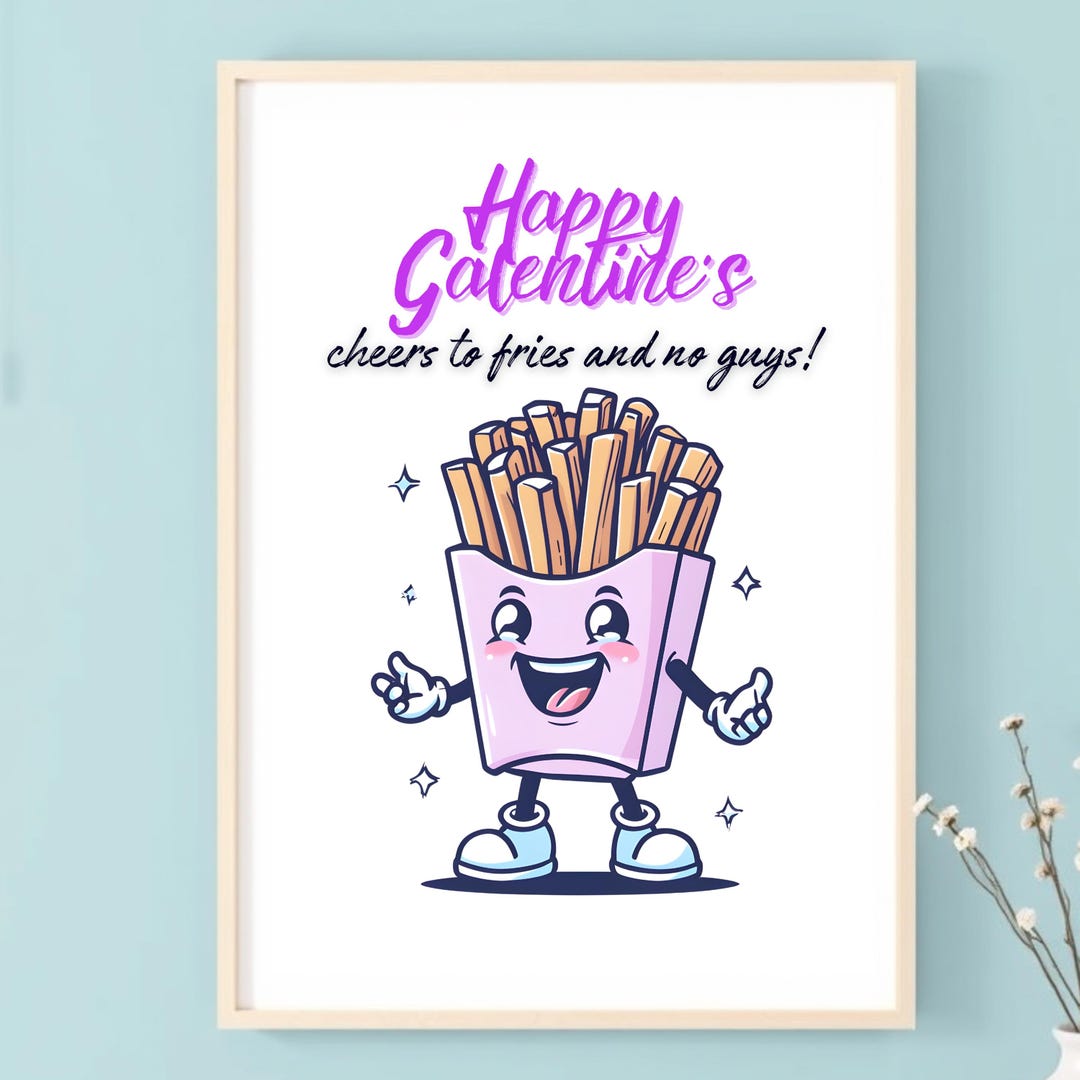 Galentine's Day Digital Print Printable Wall Art Galentine's Decor ...