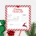 Christmas Wish List | Digital Print | Printable Christmas | Festive ...
