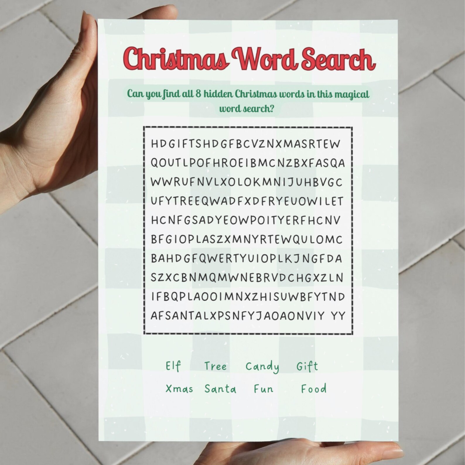 Christmas Games Bundle Digital Print Festive Game Set Family Fun Kids ...