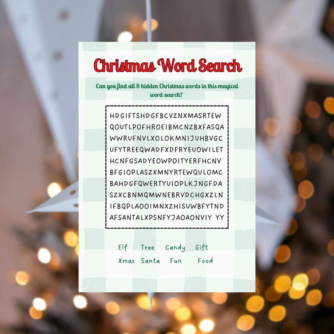 Christmas Games Bundle Digital Print Festive Game Set Family Fun Kids ...