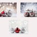 Christmas Baubles Digital Background Paper - 15 Red and Silver ...