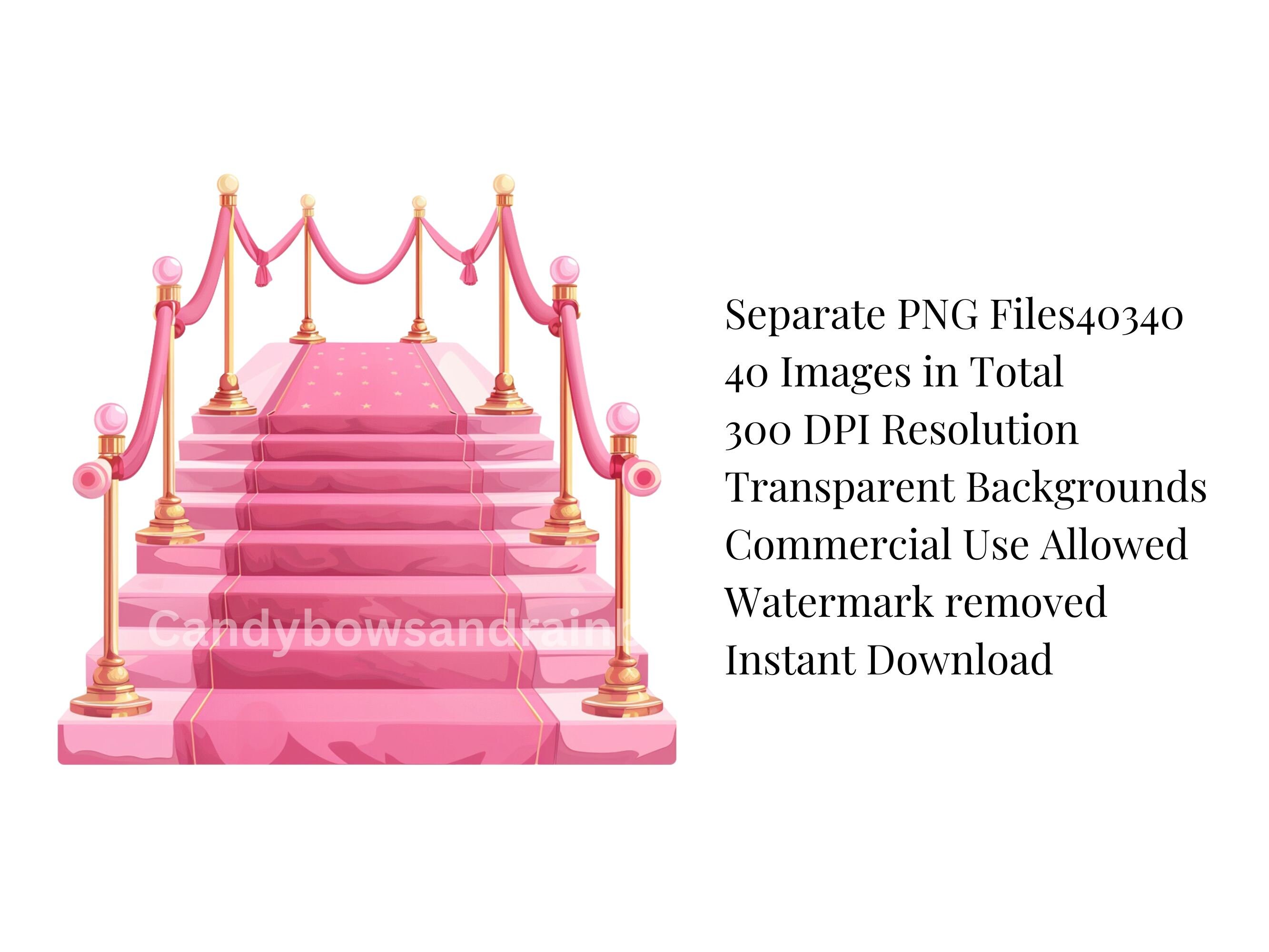 Beautiful Pink Movie Night Clipart 40 PNG Images of Film and Movie ...