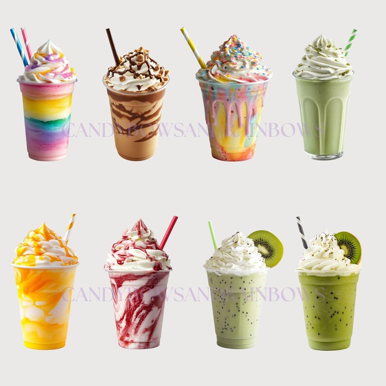 Beautiful Milkshakes Clipart - 50 High Quality PNG Images of Milkshake ...